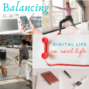 Balance 80/20 Real Life vs. Virtual World Digital Life